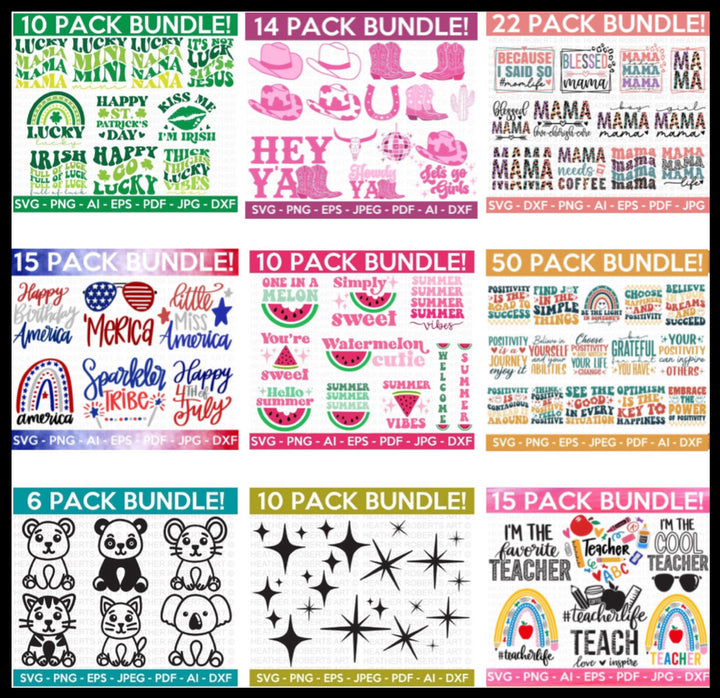 Heather Roberts Art - SVG Files, Cricut, Sublimations, Silhouette