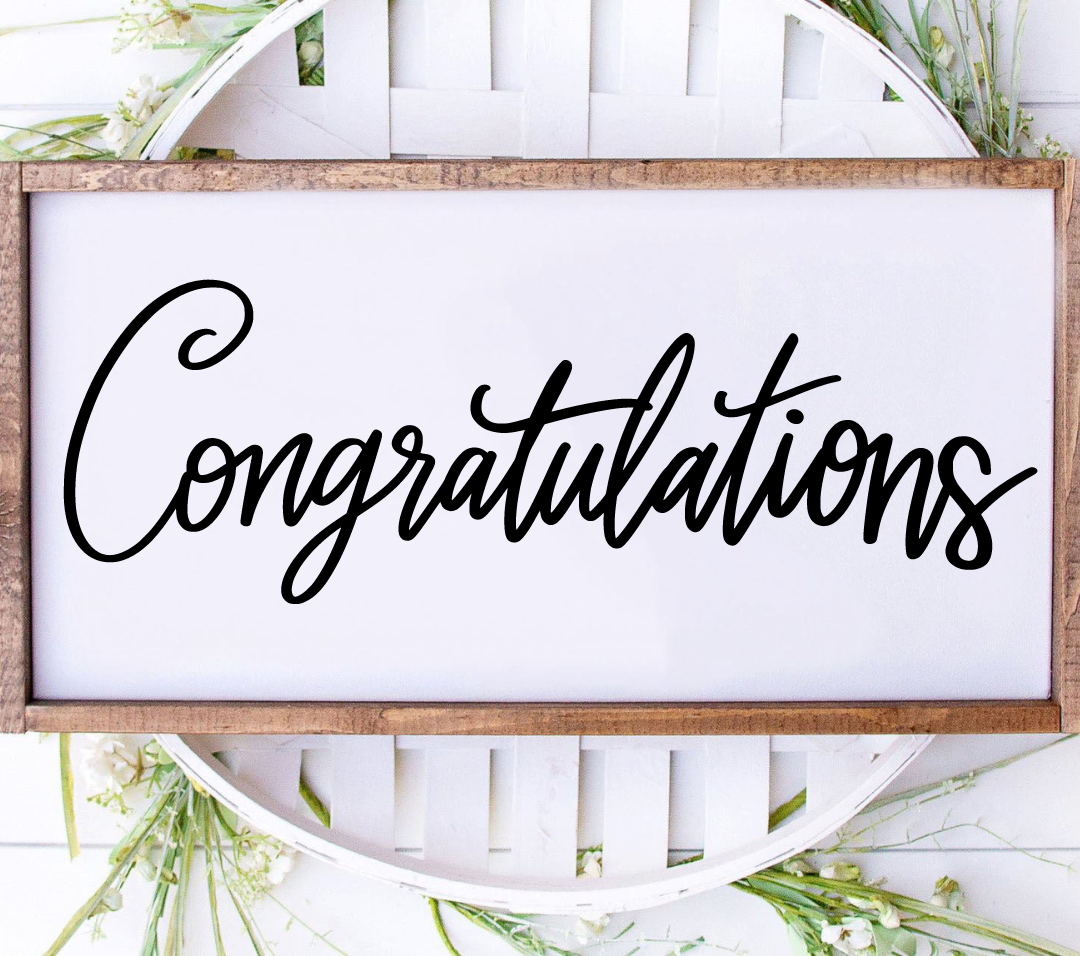 Congratulations SVG – Heather Roberts Art