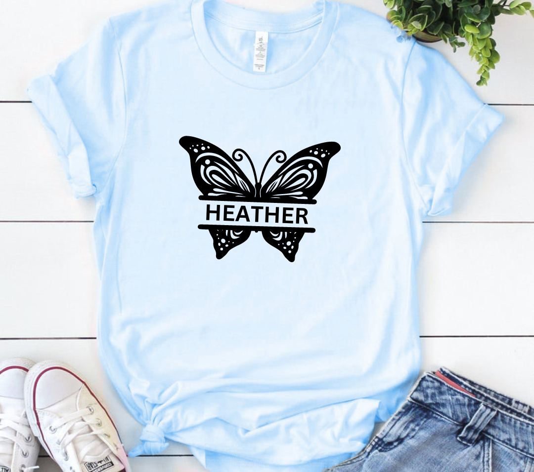Butterfly Split Monogram Svg – Heather Roberts Art