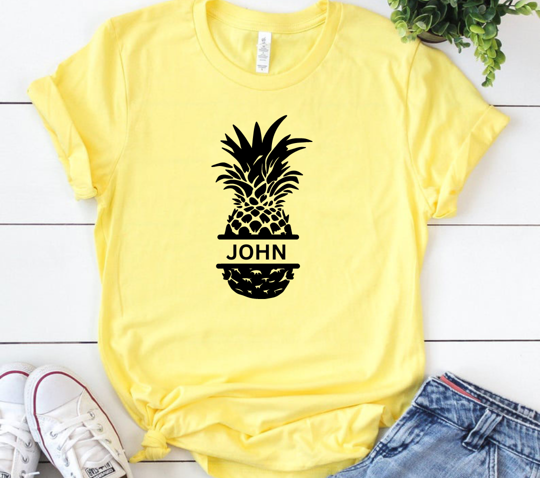 Pineapple Split Monogram SVG – Heather Roberts Art